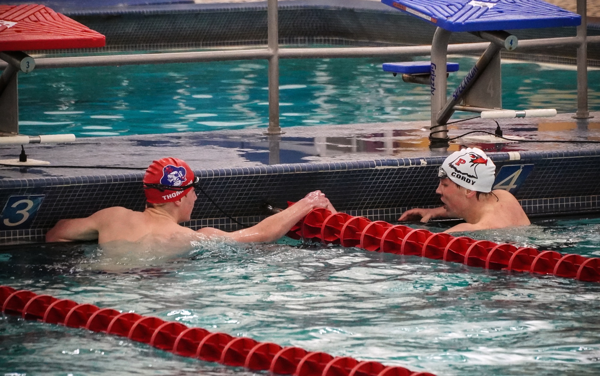 FAST swimmers competing in Section V championships